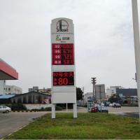 China Wireless Control IP65 Waterproof 12-Inch Gas Price LED Sign - DC24V 25mm Aluminum Display for sale