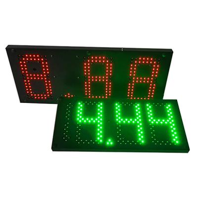 China 8.88 LED Gas Station Price Sign with Remote Control - IP65 Waterproof, DC24V, 25mm Thickness for sale