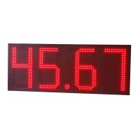 China Outdoor LED Gas Station Price Display Board 6-64 Inch IP65 Waterproof DC24V Remote Control for sale