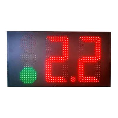 China IP65 7 Inch 888 Digital LED Gas Price Board with DC24V Power and 5000CD/㎡ Brightness for sale