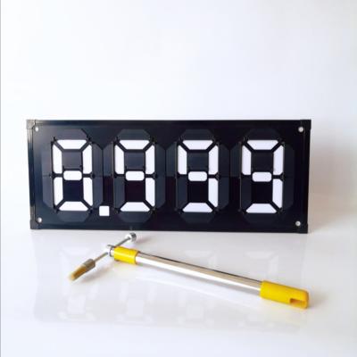China Waterproof Gas Station LED Price Board - Magnetic Flip Digital Display 180-280mm Digit Height for sale
