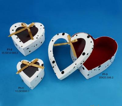 China Heart shape candy box for sale