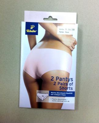 China Underware paper packaging box for sale