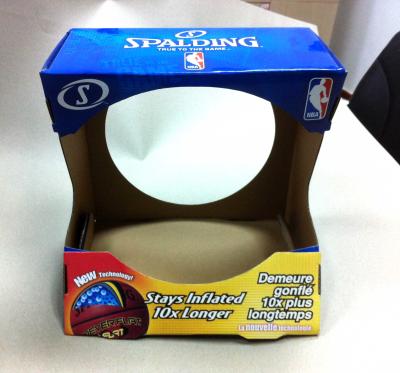 China sporting goods paper packaging box for sale
