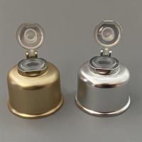 China 24mm Plastic Cap Gold Silver Plastic-Aluminum Cover Cosmetic Bottle Caps with AL701 for sale