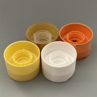 China Samples US 0.06/Piece 24/410 Wood Disc Cap Disc Top Cap Press Cap for Shampoo Bottle for sale