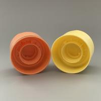 China Samples US 0.06/Piece 24/410 Wood Disc Cap Disc Top Cap Press Cap for Shampoo Bottle for sale