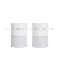 China 28mm Plastic Cap for Flip Top Cap Bottle in Ribbed White Colors Customized Request for sale