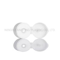 China 28mm Plastic Cap for Flip Top Cap Bottle in Ribbed White Colors Customized Request for sale