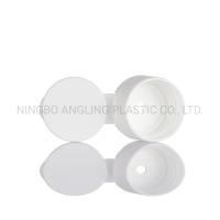 China 28mm Plastic Cap for Flip Top Cap Bottle in Ribbed White Colors Customized Request for sale