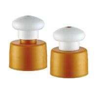China 28mm 24mm Plastic Screw Push Pull Cap in Colors Suitable for Various Applications for sale