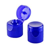 China Customized Request Option 28mm PP Plastic Ribbed Flip Top Cap for Hand Santizer Lid for sale