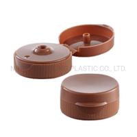 China White 28400 Plastic Cap Ribbed Flip Top Cap for Honey Bottle Certification ISO for sale