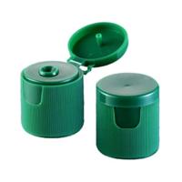 China 24410 Plastic Ribbed Lid Plastic Flip Top Cap for Plastic Bottle 24410 for sale