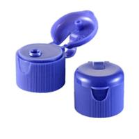China 24410 Plastic Ribbed Lid Plastic Flip Top Cap for Plastic Bottle 24410 for sale