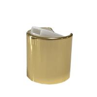 China 24/410 Shiny Gold Alu Disc Top Cap for Bottle Samples US 0.01/Piece Request Sample for sale