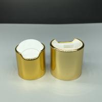 China 24/410 Shiny Gold Alu Disc Top Cap for Bottle Samples US 0.01/Piece Request Sample for sale