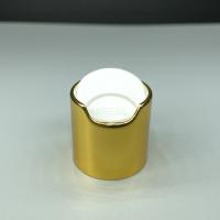 China 24/410 Shiny Gold Alu Disc Top Cap for Bottle Samples US 0.01/Piece Request Sample for sale