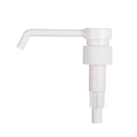 China 80% Alcohol Disinfectant Products 28/410 PP 4cc Lotion Pump with Long Nozzle for sale