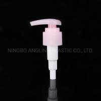 China 24/410 Pink Ribbed Lotion Pump 2cc 4cc Capacity for Liquid Dispenser Hot Promotion for sale