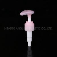 China 24/410 Pink Ribbed Lotion Pump 2cc 4cc Capacity for Liquid Dispenser Hot Promotion for sale