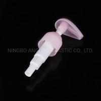 China 24/410 Pink Ribbed Lotion Pump 2cc 4cc Capacity for Liquid Dispenser Hot Promotion for sale