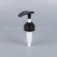 China 33/410 Lotion Ribbed Closure with Tube in Black Pump Customization Customized Request for sale