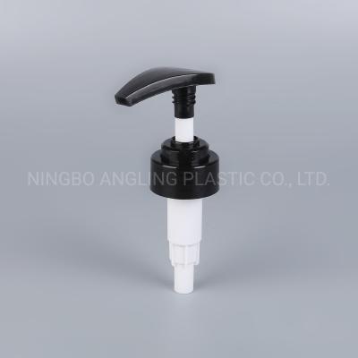China 33/410 Lotion Ribbed Closure with Tube in Black Pump Customization Customized Request for sale