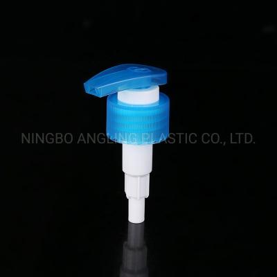 China 28/410 Blue Ribbed Lotion Pump for Hand Pump 2cc 4cc Output Fast Delivery for sale