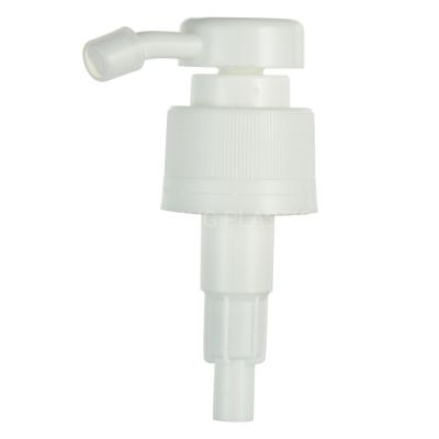 China Customization Option Plastic Pump for 28/410 Shampoo Pump in White Customizable for sale