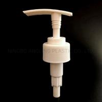 China Customizable 28/410 White Plastic Ribbed Closure Lotion Pump with ISO Certification for sale