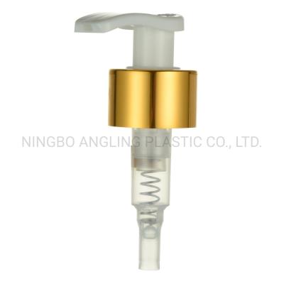 China Customized Request Aluminum Lotion Pump for Cream 24/410 28/410 in White for sale