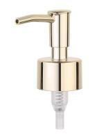 China 28/410 Silver Bottle Dispenser Liquid Soap Plastic Hand Pump with Clip Long Lasting for sale