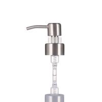 China Shiny Sliver Aluminum 28/410 Lotion Pump for PP Bottles Durable and Stylish Design for sale