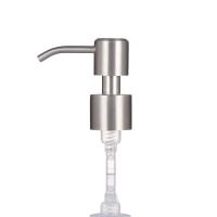 China Shiny Sliver Aluminum 28/410 Lotion Pump for PP Bottles Durable and Stylish Design for sale
