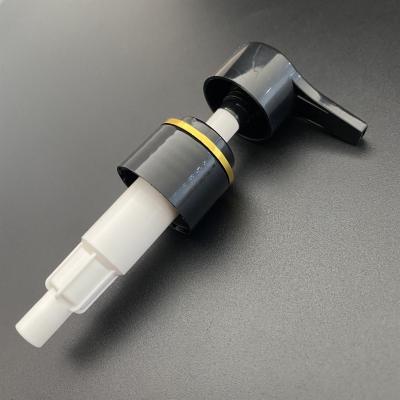 China 2cc 4cc Output Ribbed Screw Cap Lotion Dispenser Pump for White Shampoo and Body Wash for sale