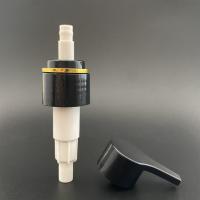 China 2cc 4cc Output Ribbed Screw Cap Lotion Dispenser Pump for White Shampoo and Body Wash for sale