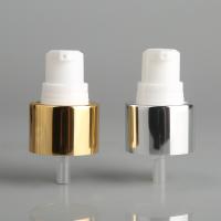 China 20mm Aluminum Treatment Pump for Plastic Lotion Pump in Sliver Samples US 0.01/Piece for sale
