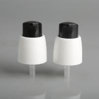 China Dispenser Pump with PP Half Over Cap Customization White Plastic Cream Pump for sale