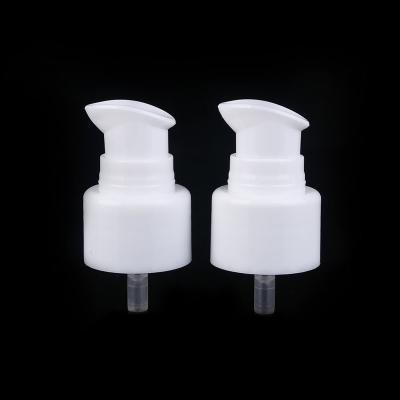 China Skincare Essential Oil Glass Bottle Cosmetic White Lotion Cream Treatment Pump 24/410 for sale