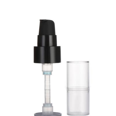 China 24/410 Cream Pump with Spring Outside and Over Cap Dispenser Pump in White for sale