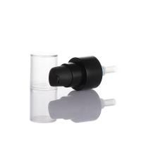 China 24/410 Cream Pump with Spring Outside and Over Cap Dispenser Pump in White for sale
