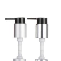 China Aluminum 24mm Plastic Pump Treatment Cream Pump for Cosmetic in White Color for sale