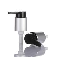 China Aluminum 24mm Plastic Pump Treatment Cream Pump for Cosmetic in White Color for sale
