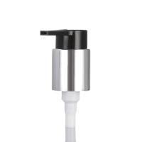 China Aluminum 24mm Plastic Pump Treatment Cream Pump for Cosmetic in White Color for sale