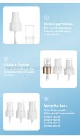 China 20/410 Customed Plastic PP Perfume Fine Mist Sprayer for Cosmetic Bottle 0.12cc Output for sale