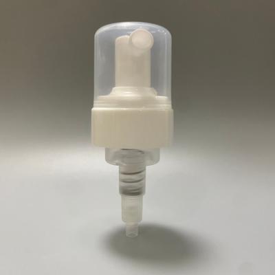 China Transparent Cover 0.8cc Plastic Foam Pump Hand Sanitizer for Cleansing Mousse PP for sale