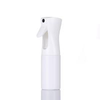 China Adult Oval 200ml White Plastic Pet Spray Bottle Fine Mist Spray Pump Plastic Water Spray for sale