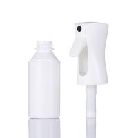 China Adult Oval 200ml White Plastic Pet Spray Bottle Fine Mist Spray Pump Plastic Water Spray for sale