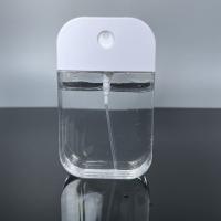China ISO Certified 50ml Card Pump Perfume Bottle with White Color and Card Shape Sprayer for sale
